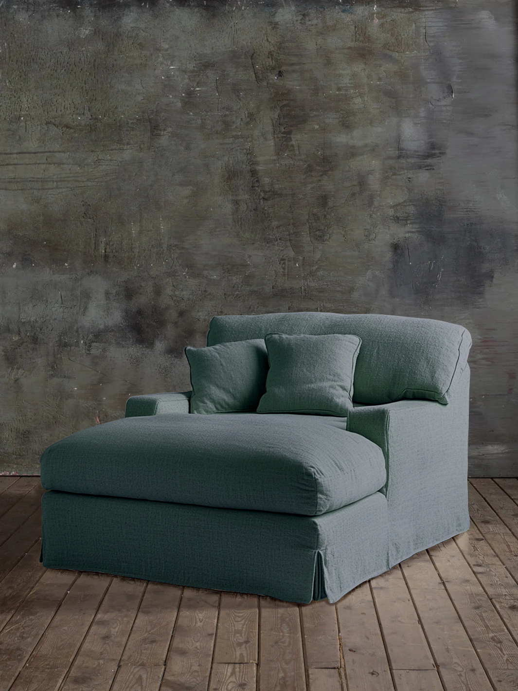 Chaise longue Capri lino Azul Plomizo – Rue Vintage 74