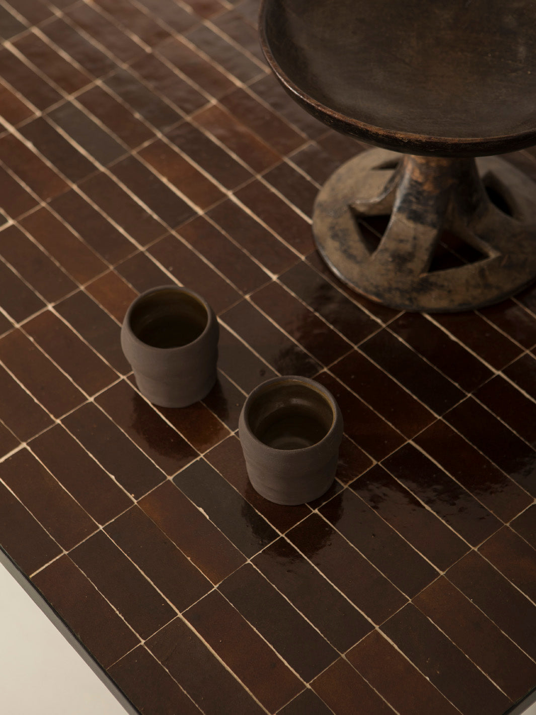 Mott Zellige Brown Table – Rue Vintage 74